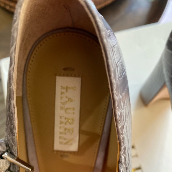 Ralph Lauren | Shoes | Ralph Lauren Suede W Croc Design | Poshmark